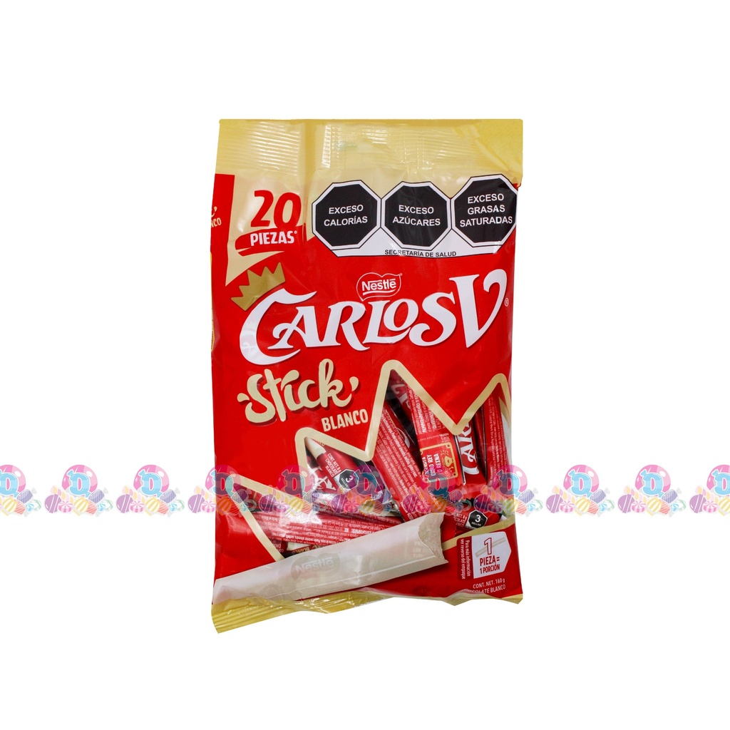 NESTLE STICK CARLOS V VM 8g 20s | Dulcería el Descontón