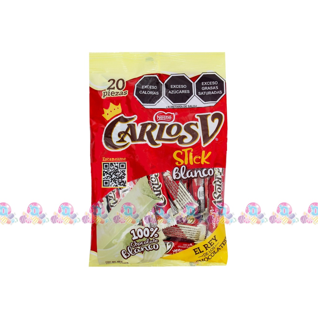 NESTLE STICK CARLOS V VM 8g 20s | Dulcería el Descontón